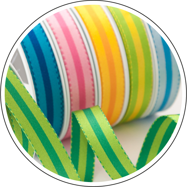 Reversible Stripe - Berisfords Ribbons